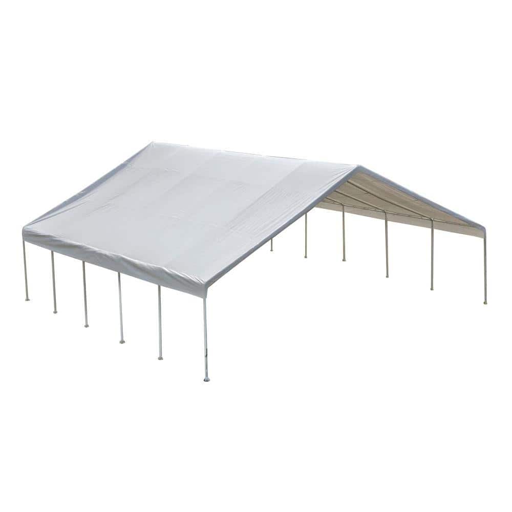 ShelterLogic 30 ft. W x 30 ft. D Ultra Max Industrial Canopy in White ...
