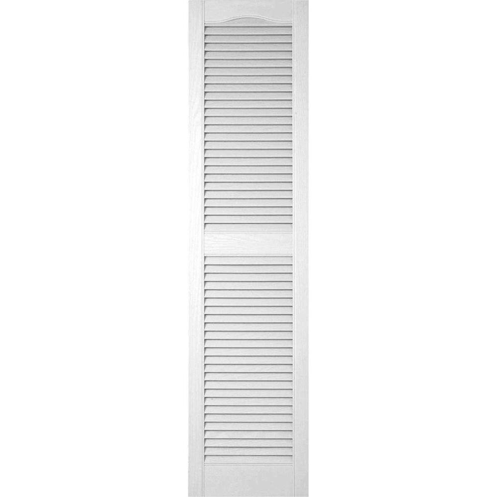 Ekena Millwork 12 in. x 33 in. Lifetime Vinyl TailorMade Cathedral Top ...