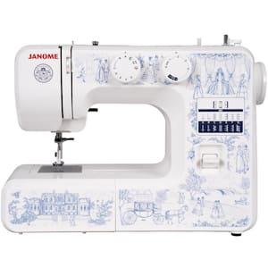Janome Cat Fancy Blue and Orange 15 Stitch Easy-to-Use Sewing Machine ...