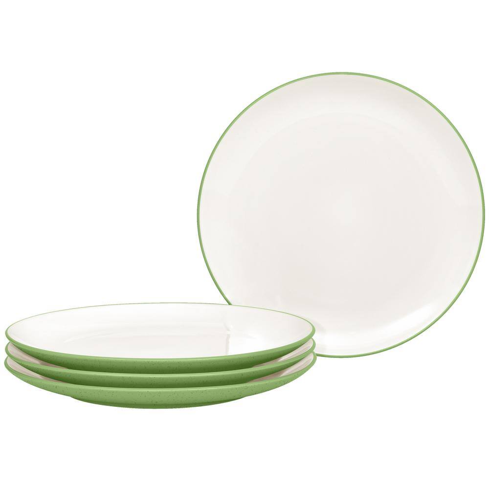 Noritake Colorwave Apple 10.5 in. (Green) Stoneware Coupe Dinner Plates ...
