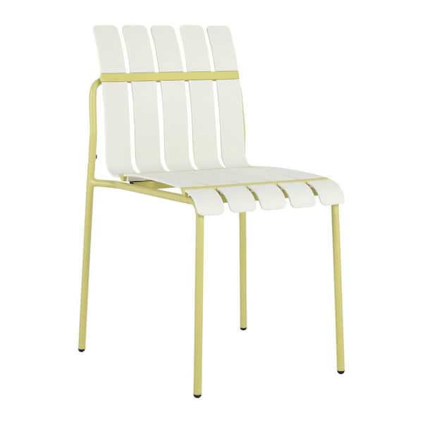 ECOCHIC SPACES INC 4-Pack Modern Striped Color Block Chairs-Waterproof ...