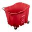 Sparta 8.75 gal. Red Polypropylene Mop Bucket Combo with Wringer and ...