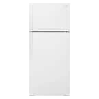 Whirlpool 14.3 cu. ft. Top Freezer Refrigerator in White WRT104TFDW ...