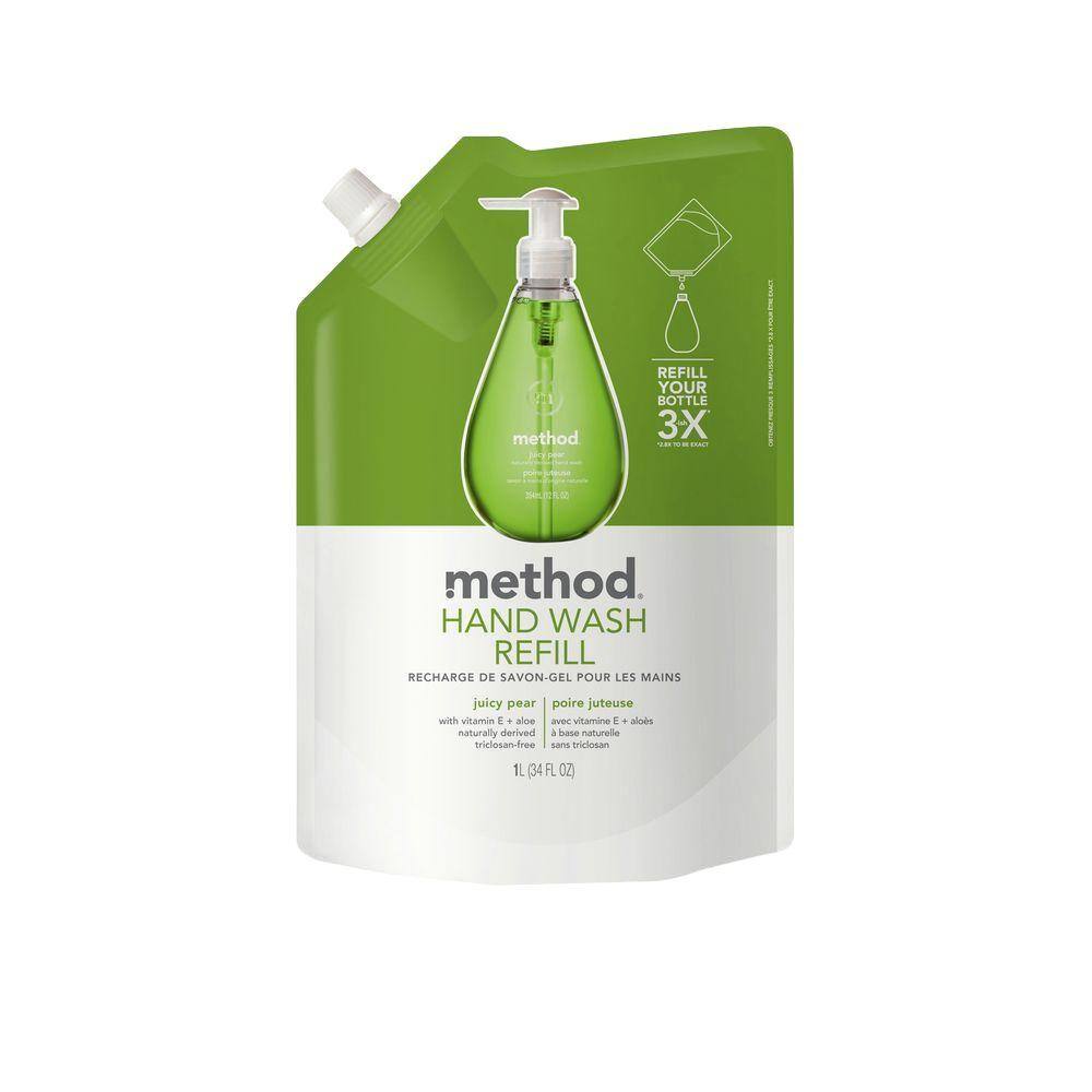Method 34 oz. Juicy Pear Gel Refill 317990 - The Home Depot