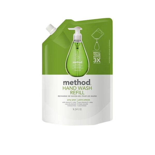 Method 34 oz. Juicy Pear Gel Refill 317990 - The Home Depot
