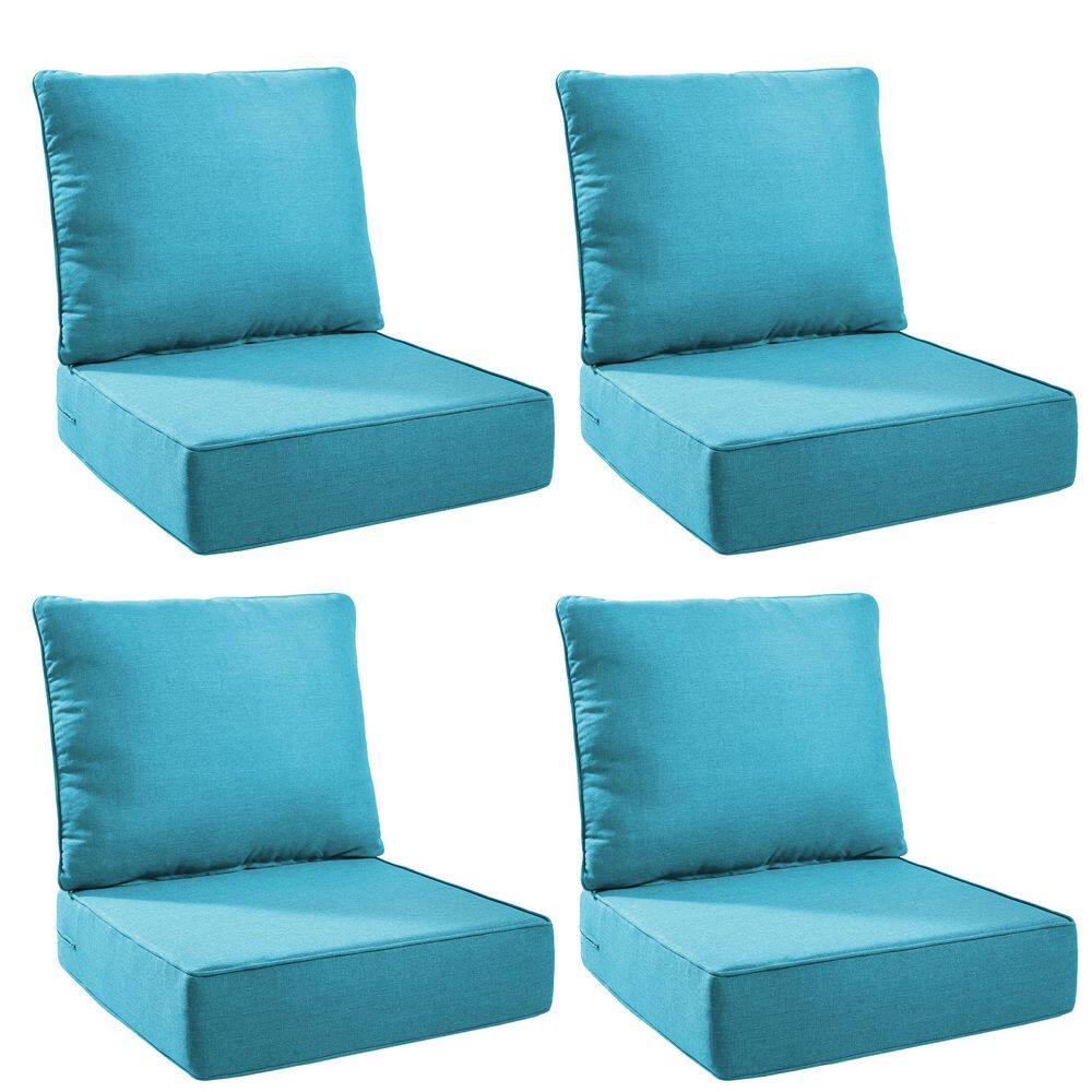 Bellefurn Duraolex 24 in. W x 24 in. D x 6 in. Thick Square 8-Piece ...