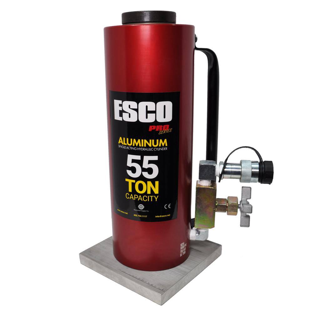 ESCO 55-Ton Tall Hydraulic Cylinder Jack 10314 - The Home Depot