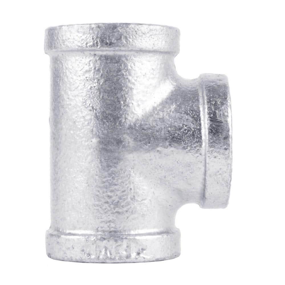 STZ 1 in. Iron Galvanized Tee PDG T-1 - The Home Depot