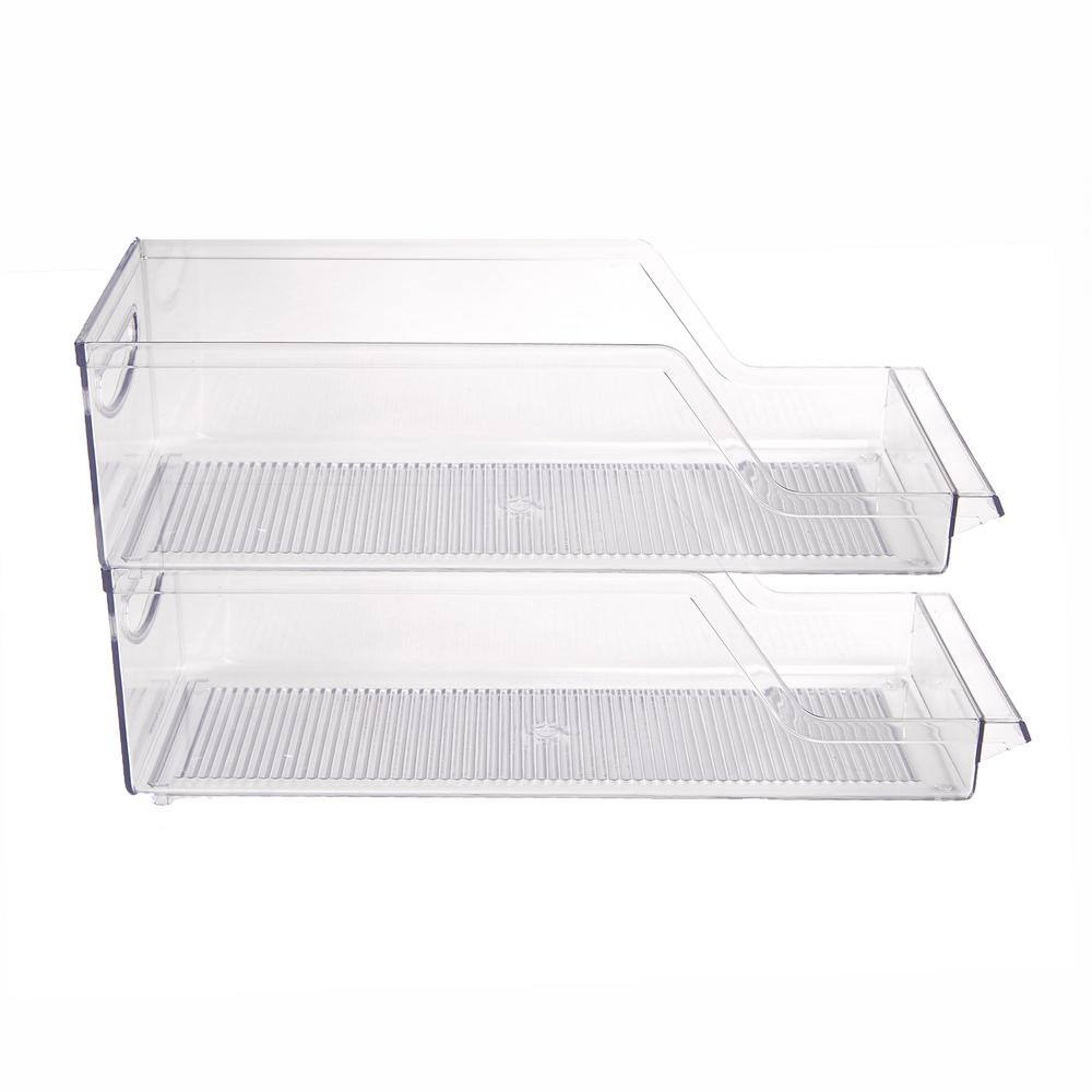 Mind Reader Clear Acrylic Soda Can Holder (2-Pack) SCANORG2-CLR - The ...