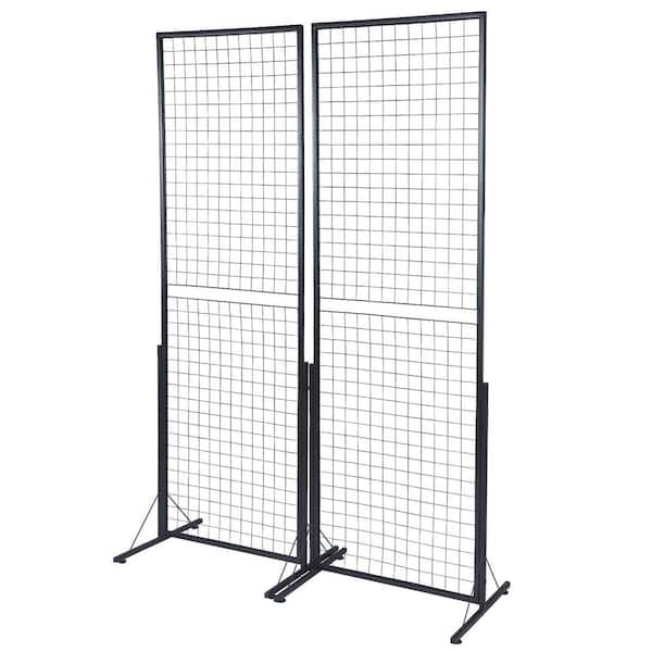 maocao hoom 2ft. x 5.6ft. Grid Wall Panels Tower, 2-Packs Wire Gridwall ...