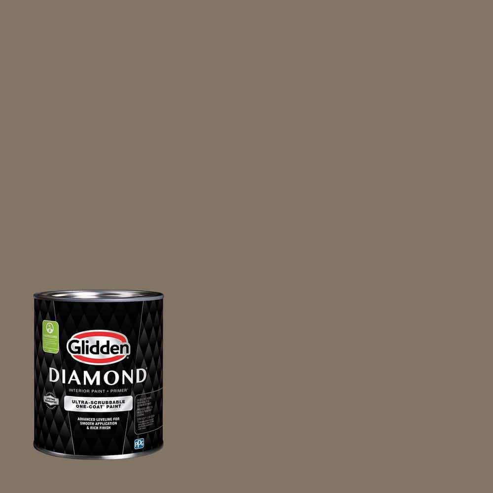 Glidden Diamond 1-qt. PPG1023-6 Clam Shell Flat Interior Paint with ...
