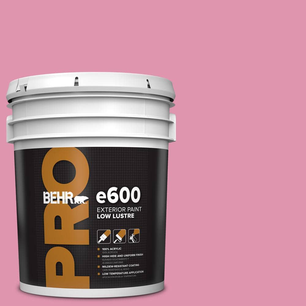 BEHR PRO 5 gal. #P130-4 Its a Girl Low Luster Exterior Paint PR62005 ...