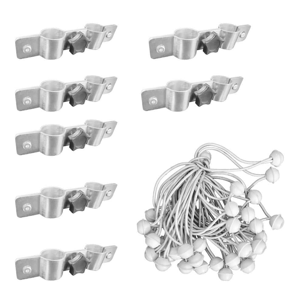 PHI VILLA 7-Pair Hardware Kit and Rainproof Cloth For 38mm Canopy Tent ...