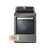 LG 7.3 Cu. Ft. Vented SMART Electric Dryer in Graphite Steel with ...
