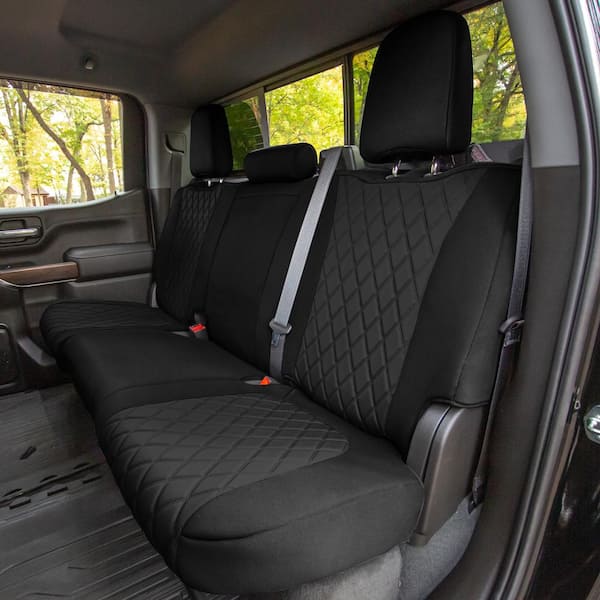 Neoprene Custom Fit Seat Covers for 2019 2023 GMC Sierra 1500 2500HD 3500HD Base to SLE