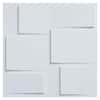 Art3d 19.7 in. x 19.7 in. White PVC 3D Wall Panels Decorative Wall ...