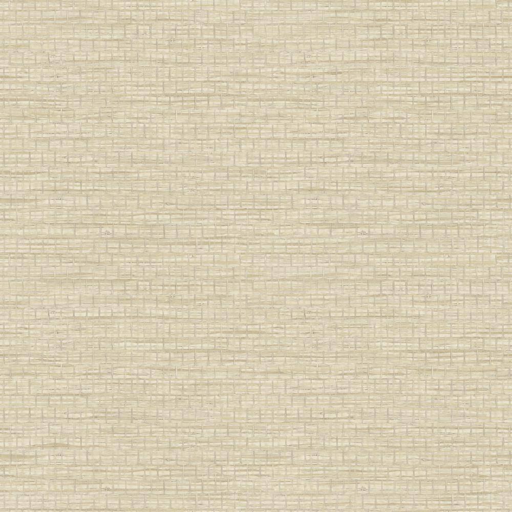 Chesapeake 10 in. W x 13 in. L Beige Wheat Plaited Grass Wallpaper ...