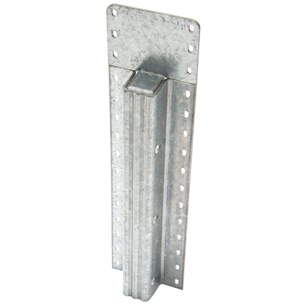 6 ft. Galvanized Post with Clear Powdercoat (with Top Plate) LTP 60120 ...