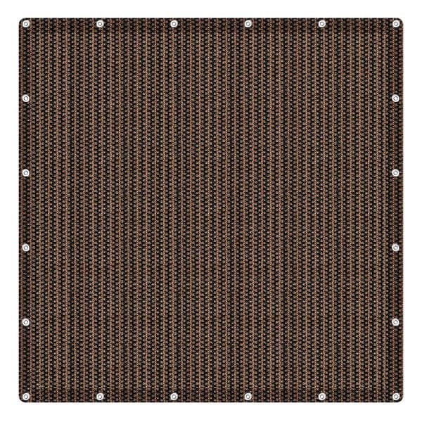 Bigroof 10 ft. x 10 ft. 90% Shade Fabric Sun Shade Cloth Privacy Screen ...