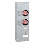 Square D 205 Amp 2 Gang Ringless Overhead or Underground Meter Socket ...