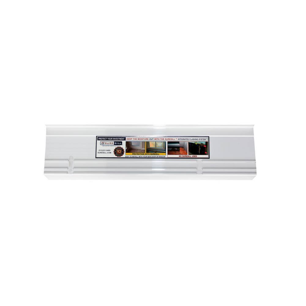 SureSill 4-9/16 in. x 80 in. PVC Sloped Sill Pan Flashing for Double ...