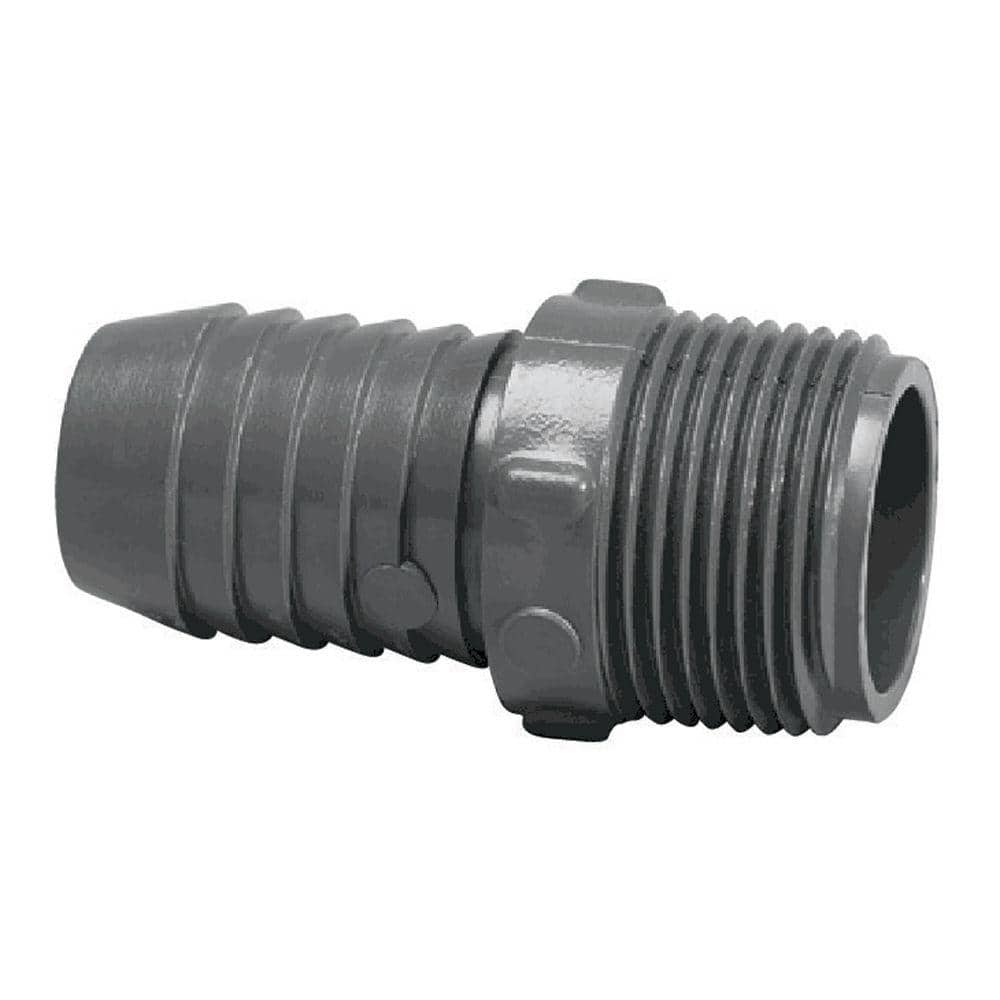 Orbit 1-1/4 in. PVC Barb x MPT Insert Male Adapter 1436012RMC - The ...