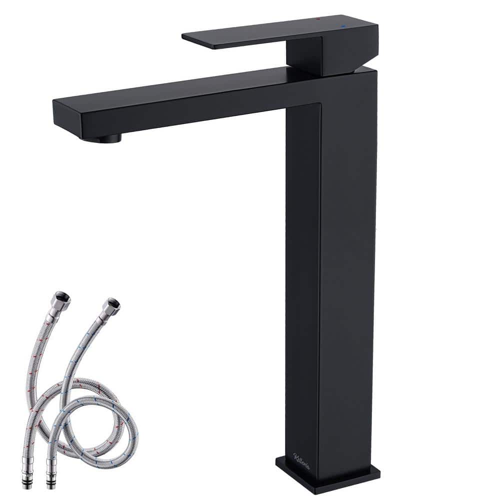 ATKING Basin Faucet Single Handle Single Hole Bathroom Faucet with 15 ...