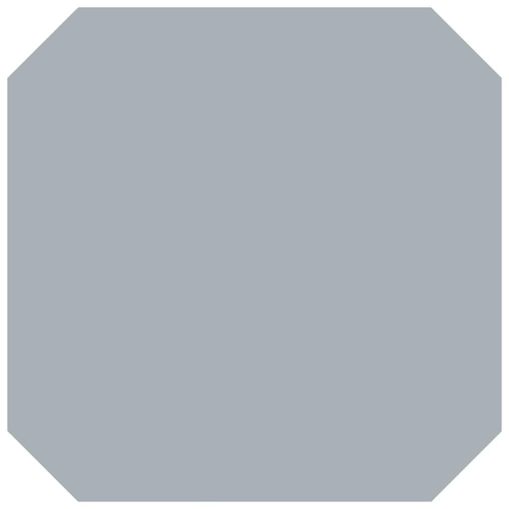 Merola Tile Vaudeville Octagon Humo 8 in. x 8 in. Porcelain Floor and ...