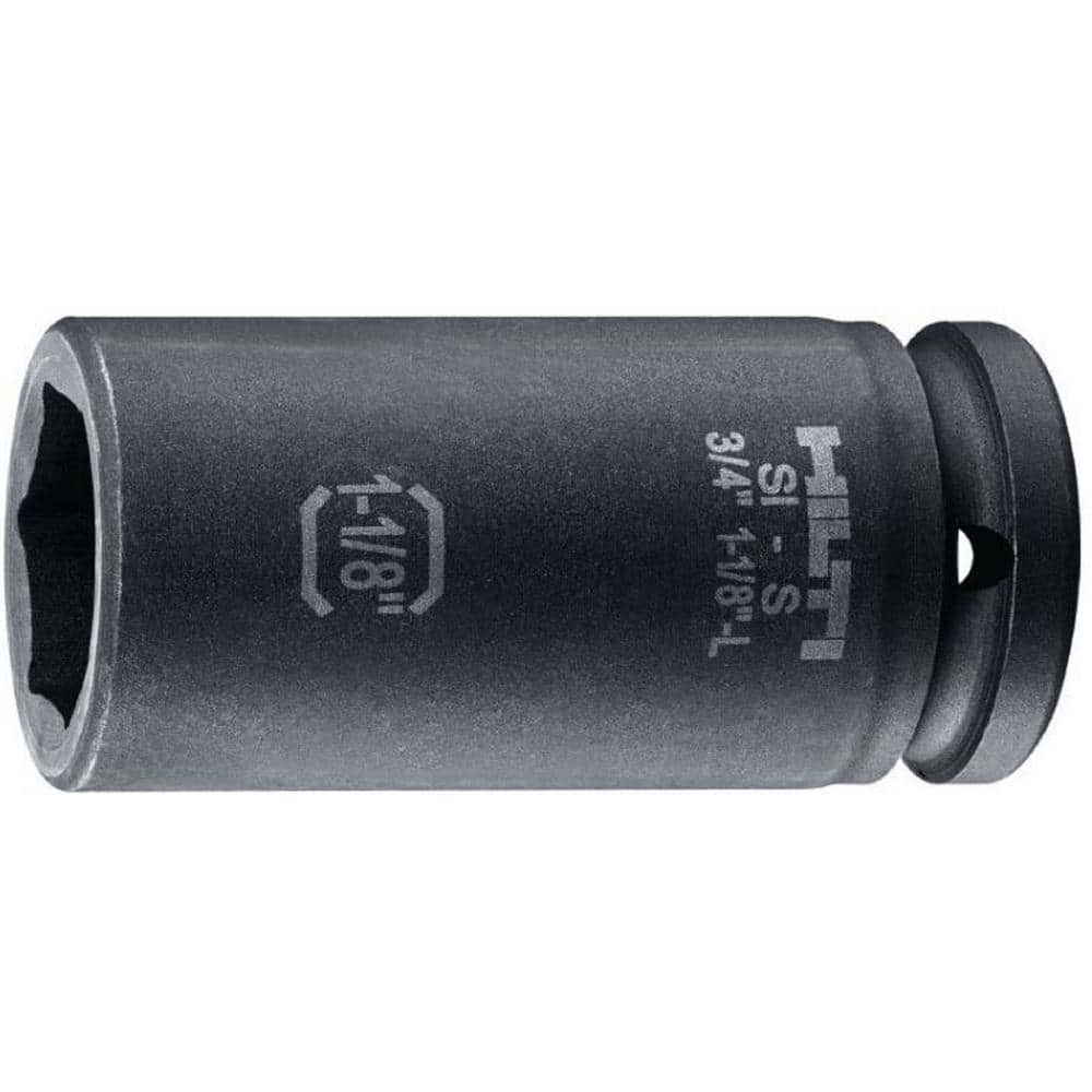 Hilti 3/4 in. Drive to 1-1/8 in. L Impact Socket 2113267 - The Home Depot