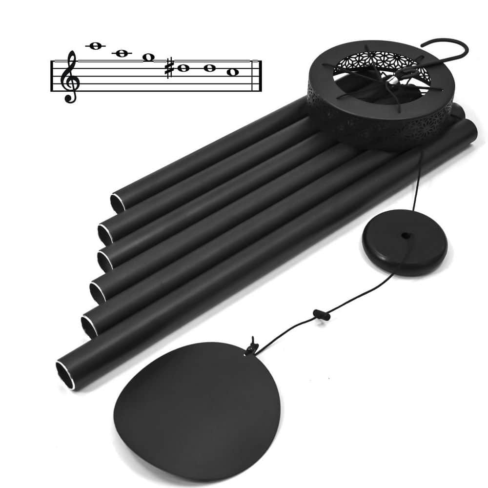 MOEPISY 48 in. Wind Chimes for Outside Deep Tone-with 6 Heavy Tubes ...