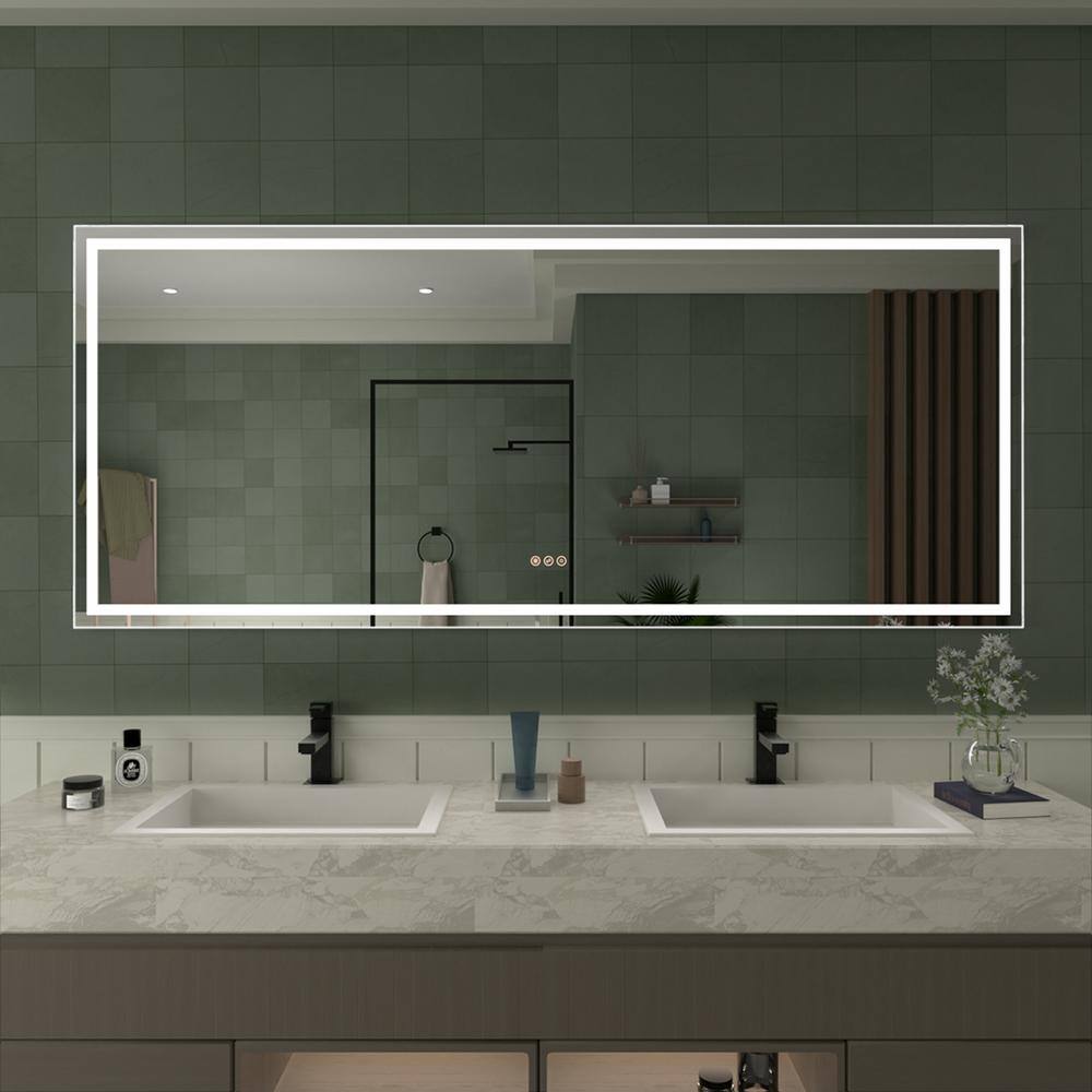 Have a question about TaiMei 72 in. W x 30 in. H Frameless Beveled LED ... Have a question about TaiMei 72 in. W x 30 in. H Frameless Beveled LED ...