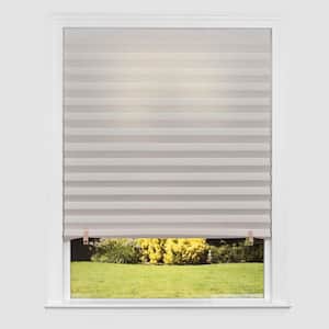 Redi Shade Gray Paper Room Darkening Cordless Window Shade - 48 in. W x ...