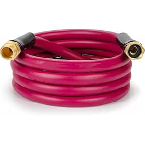 Cubilan 5/8 in. x 5 ft. Heavy-Duty Short Garden Hose, Super Flexible ...