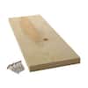 Outdoor Essentials 6 in. Pressure-Treated Wood Mailbox Mounting Board ...