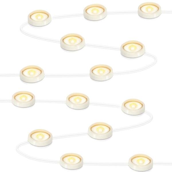 WYZM 36-Light 50 ft. Indoor/Outdoor Plug-in Integrated LED 2700K ...