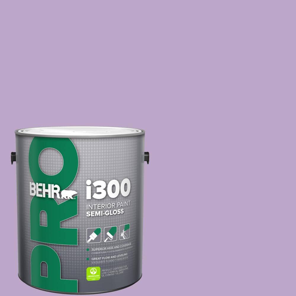 BEHR PRO 1 gal. #M570-4 Cyber Grape Semi-Gloss Interior Paint PR37001 ...