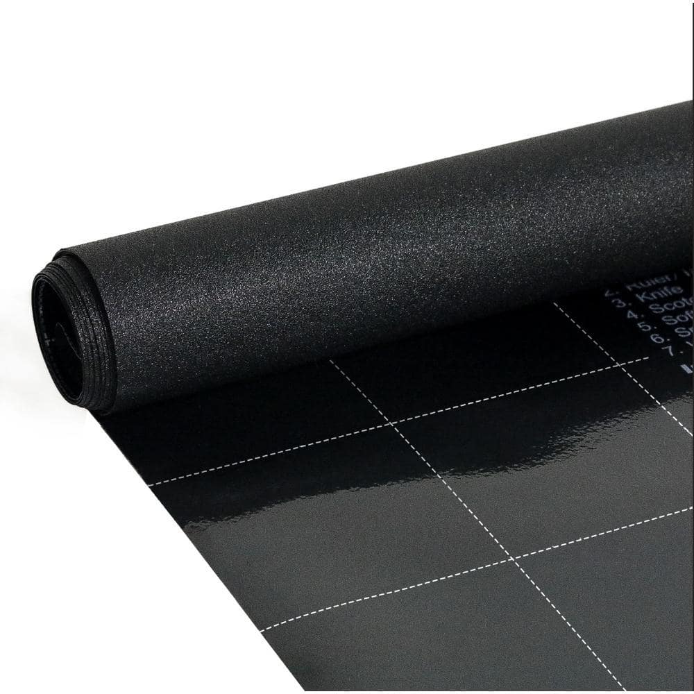 HIDBEA 17 in. x 78 in. Total Blackout Window Film With Grid Backing HD ...