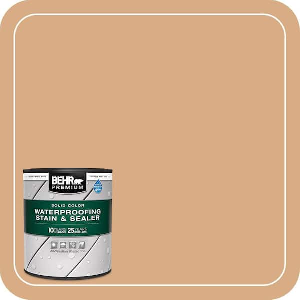 BEHR PREMIUM 1 qt. #SC-533 Cedar Naturaltone Solid Color Waterproofing ...