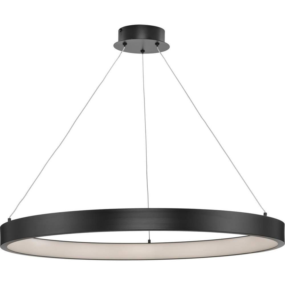 Progress Lighting Inverse 35-Watt Integrated LED Matte Black Modern ...