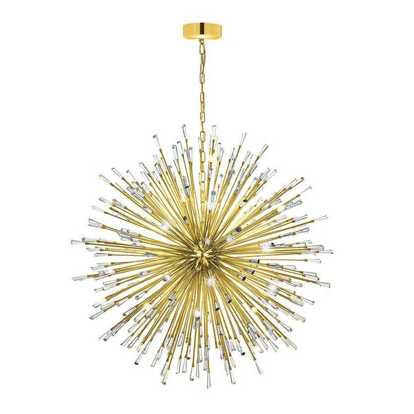Eglo Vivaldo 50-Light Gold Chandelier 31464A - The Home Depot