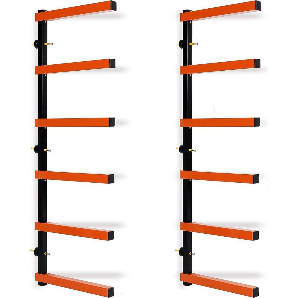 Angel Sar 600 lb. 6 Levels Shelf Cantilever Racking, Lumber Rack Steel ...