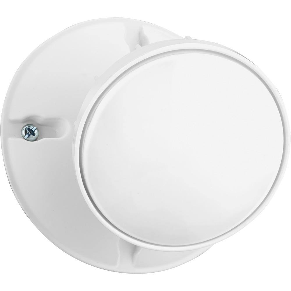 Lithonia Lighting White Outdoor Integrated LED Round Single Head Wall ...