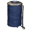 HOUSEHOLD ESSENTIALS Pop Up Polyester Laundry Hamper with Wheels in ...