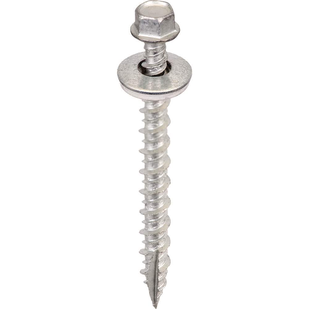 Acorn Hardware #14 X 2-1/2 in. Metal to Wood Hex Galvanized Screws (Bag ...