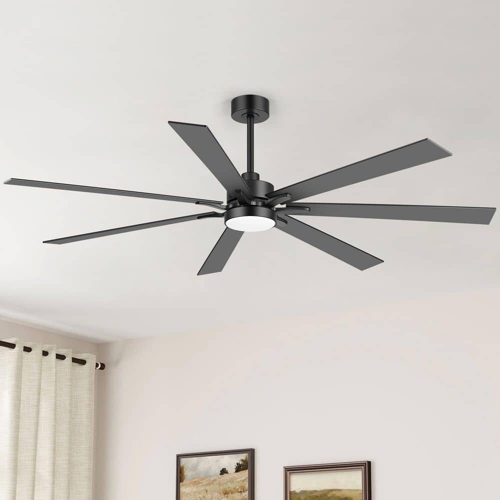 Reviews for Breezary Perry 72 in.Black Industrial Windmill Ceiling Fan ...