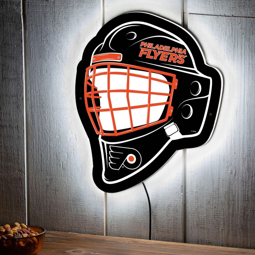 Evergreen Philadelphia Flyers Helmet 19 in. x 15 in. Plug-in LED ...