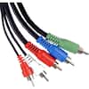 GE 6 ft. Component RCA Audio/Video Cable with Red, Green, White, and ...
