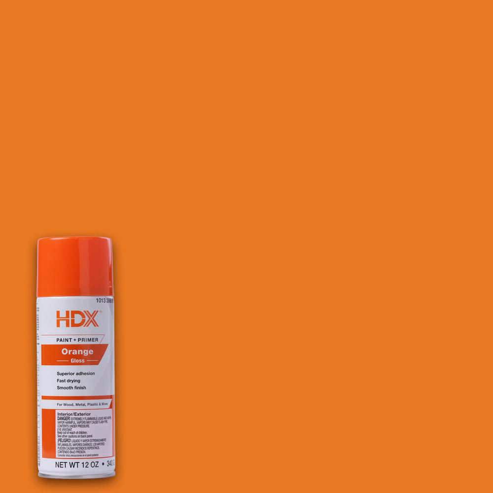 Reviews for HDX 12 oz. Gloss Orange Double Coverage General Spray Paint ...