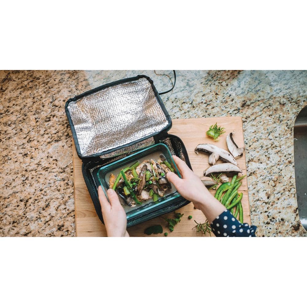 HOTLOGIC Mini Portable Thermal Food Warmer Paisley Lunch Bag for Home ...