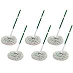 HDX 3.75 in. Cotton Wet String Mop (8-Pack) 650HDX COMBO2 - The Home Depot